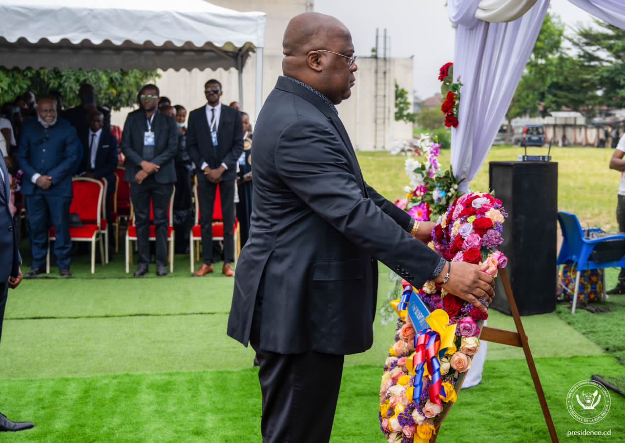 Le président Félix Tshisekedi a rendu un dernier hommage au docteur ...