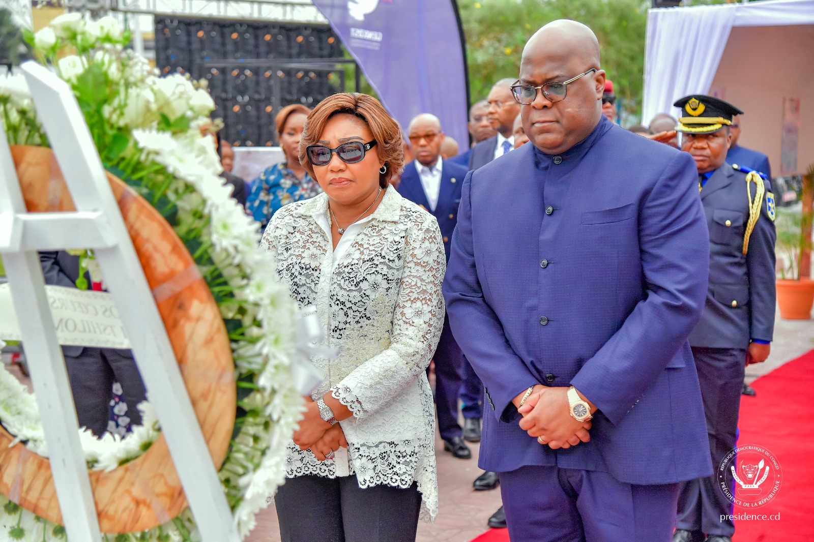 LE PRÉSIDENT FÉLIX TSHISEKEDI REND HOMMAGE AUX VICTIMES DE CONFLITS ...