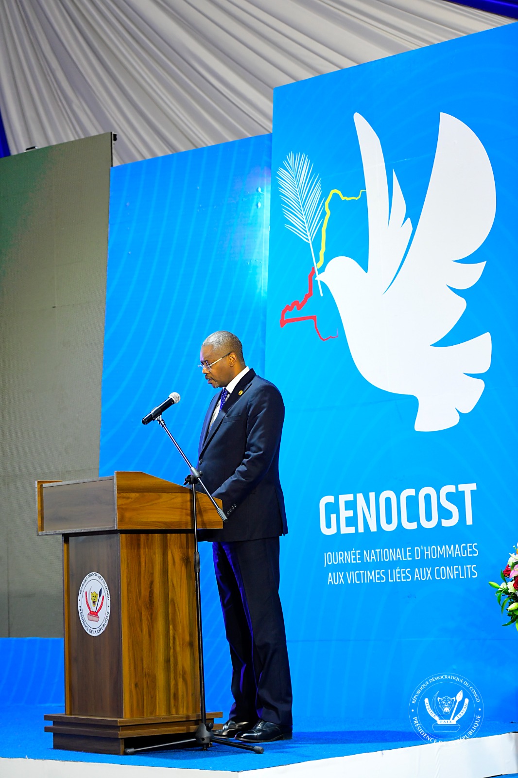 LE PRÉSIDENT FÉLIX TSHISEKEDI REND HOMMAGE AUX VICTIMES DU GÉNOCIDE ...