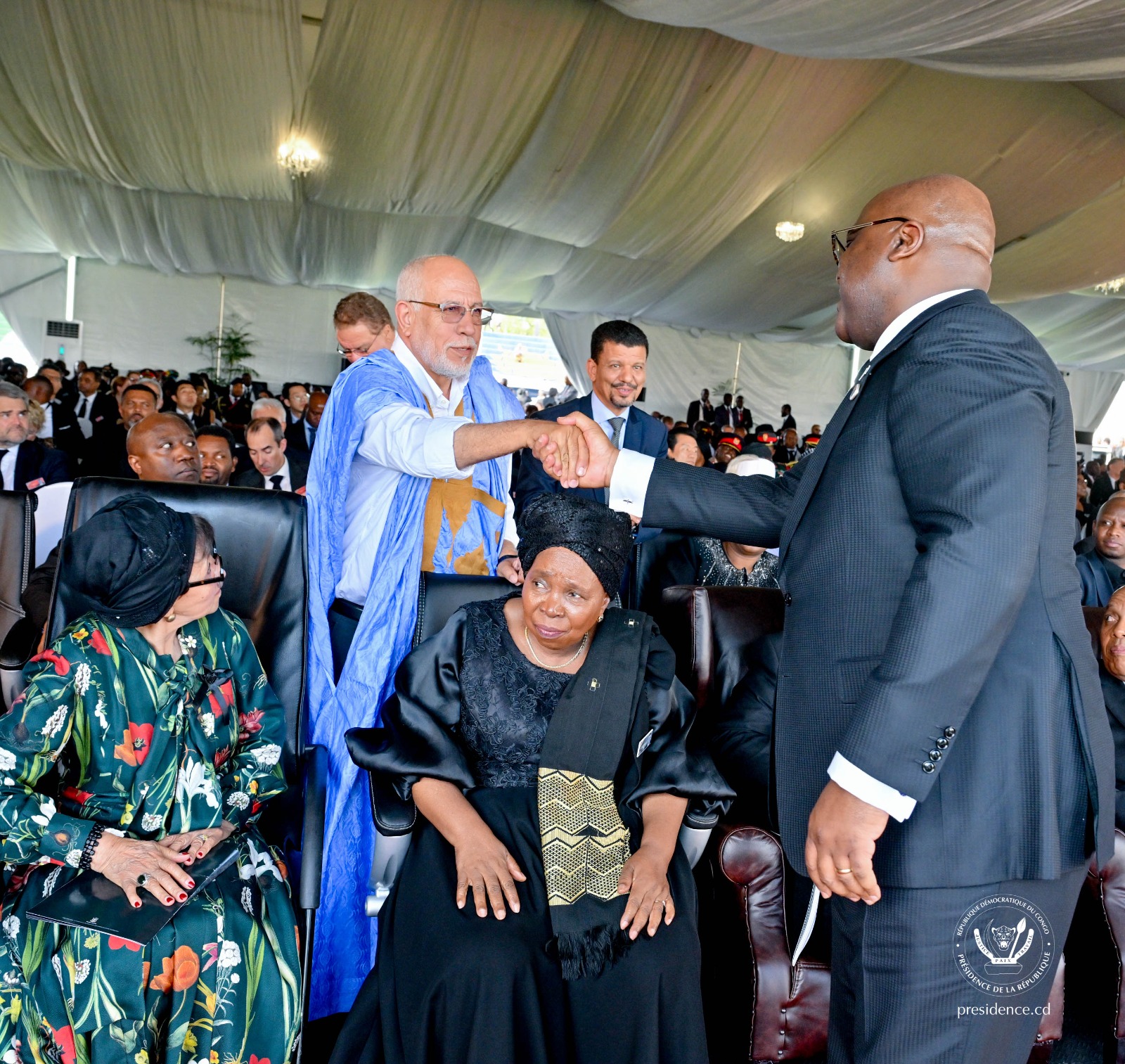 Le Président Félix Tshisekedi a rendu hommage au Dr Hage G. Geingob de ...