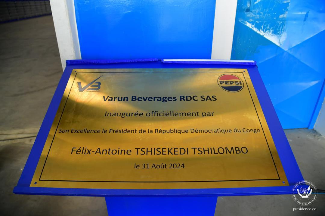 Le Président Félix Tshisekedi a inauguré ce samedi la première usine ...